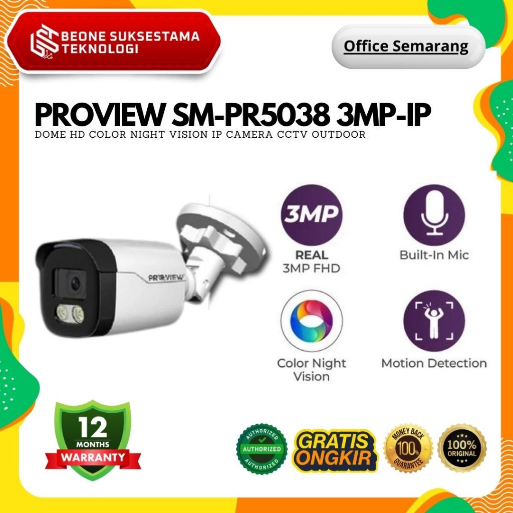 Jual OUTDOOR PROVIEW SM-PR5038 IP CAMERA | Shopee Indonesia