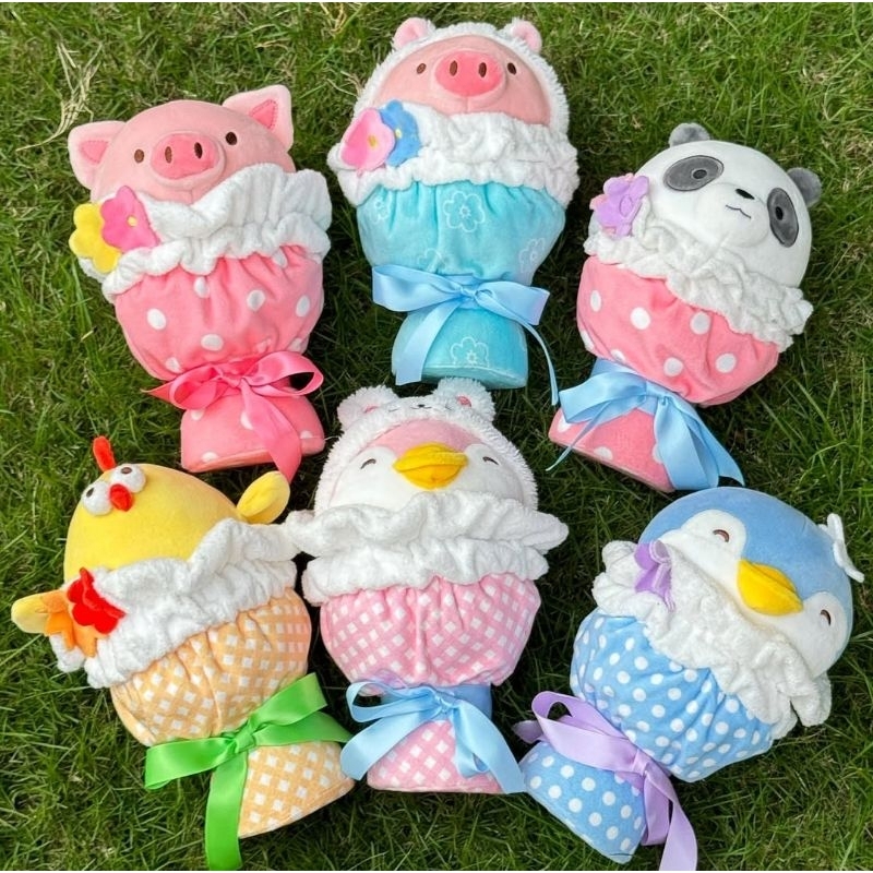 Jual Official BALI MINISO Boneka Lucu Binatang Bebek Udang Panda Plush ...