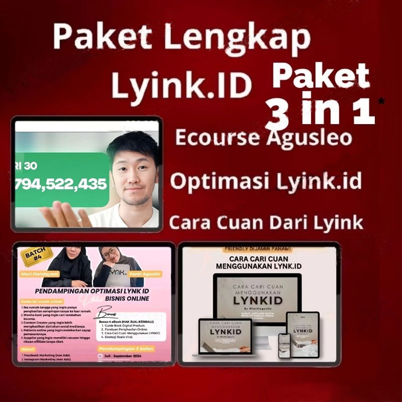 Jual PROMO!! Paket 3 in 1 Lyink ID Cuan Auto Mengalir Deras | Shopee ...
