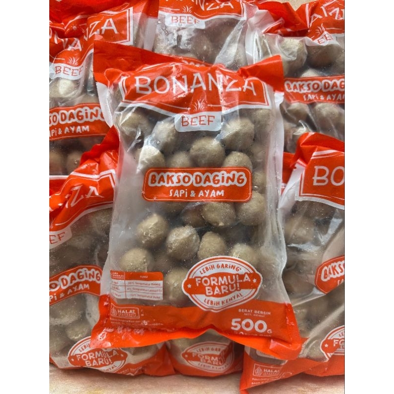 Jual BONANZA BAKSO SAPI DAN AYAM AB10 500GR 50BUTIR | PACKING TERBARU ...
