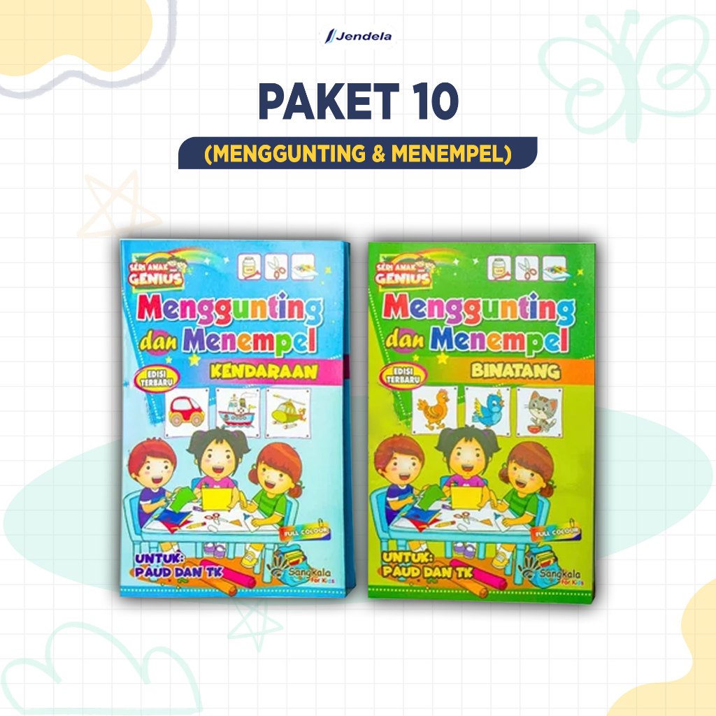 Jual (Isi 2 Buku) Buku Anak TK Permulaan Belajar Bermain Sambil Belajar Fun & Simple Menggunting ...