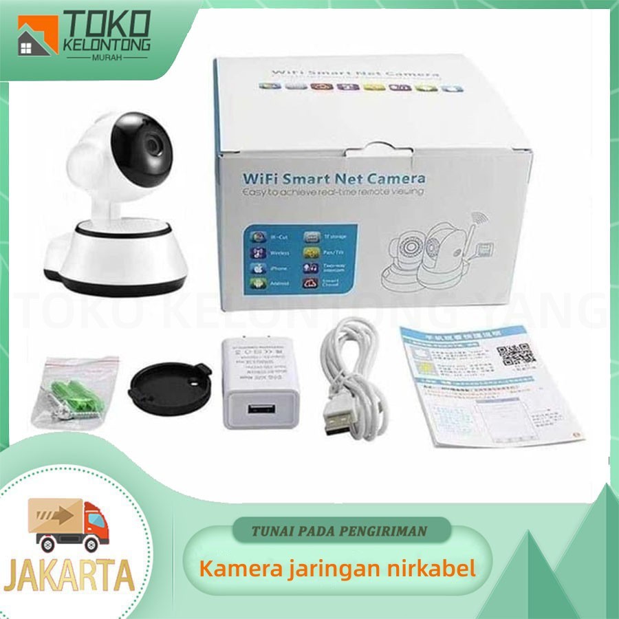 Jual KAMERA CCTV MINI SAMBUNG KE HP V380 Q6 HD1080P Wireless Mini IP ...