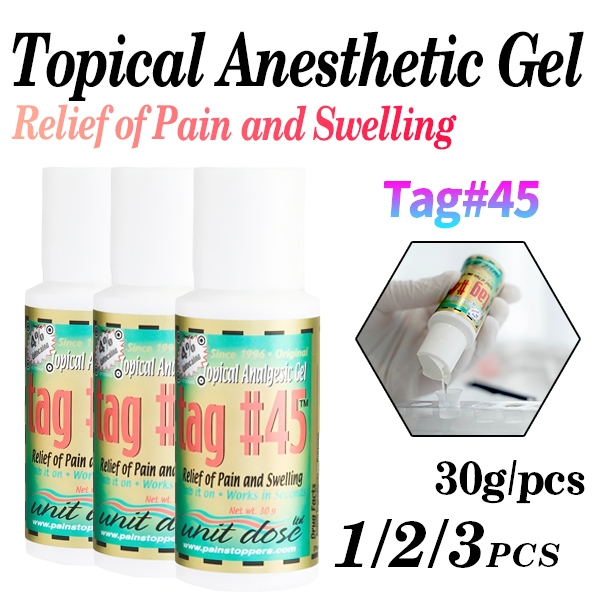 Jual Tag#45 Topical Anesthetic Gel Relief of Pain and Swelling numb ...