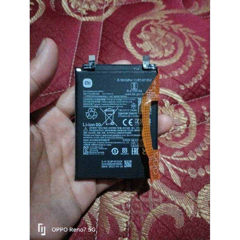 Jual batre Poco x5 pro 5g baterai Poco x5 pro 5g original copotan ...