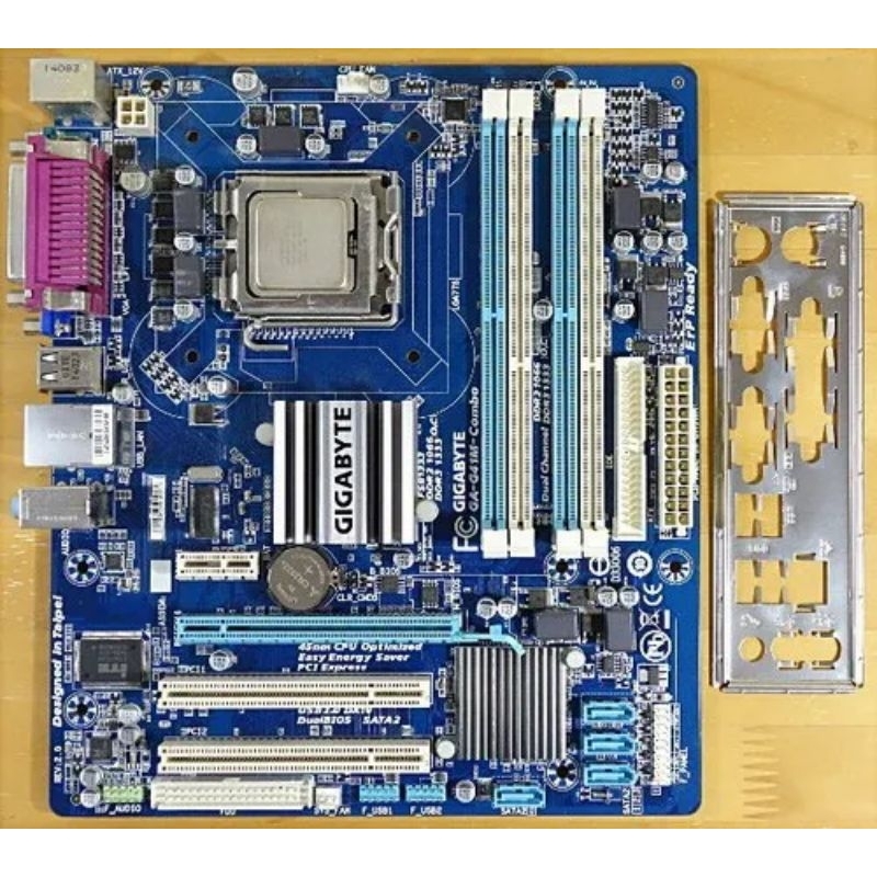 Jual Gigabyte G41M Combo rev 2.0 Motherboard + Backpanel Mulus Normal ...