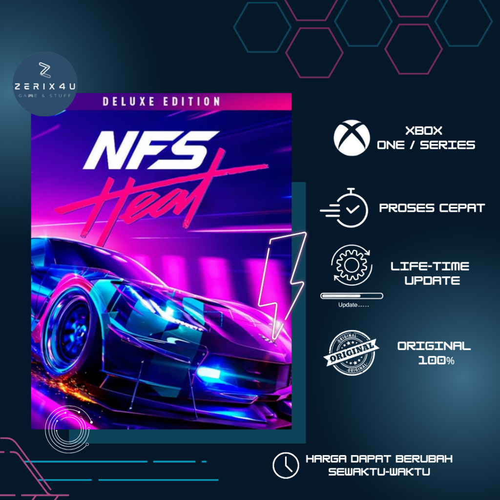 Jual NFS HEAT XBOX ONE / SERIES X|S PERMANEN ORIGINAL NEED FOR SPEED ...