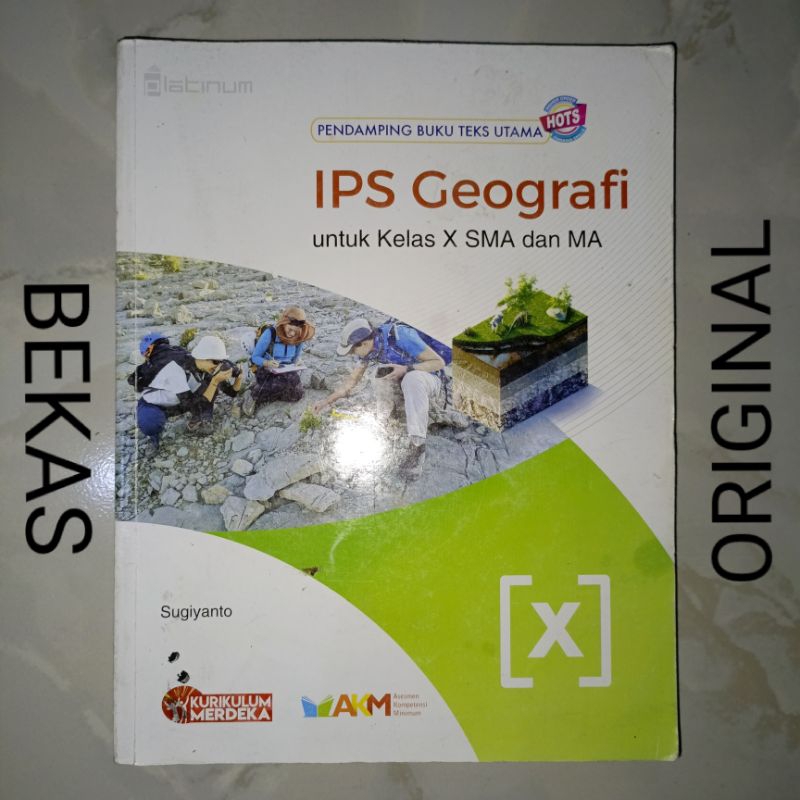 Jual Buku IPS Geografi Kelas 10 X 1 I SMA MA Penerbit Platinum Tiga Serangkai Kurikulum Merdeka ...