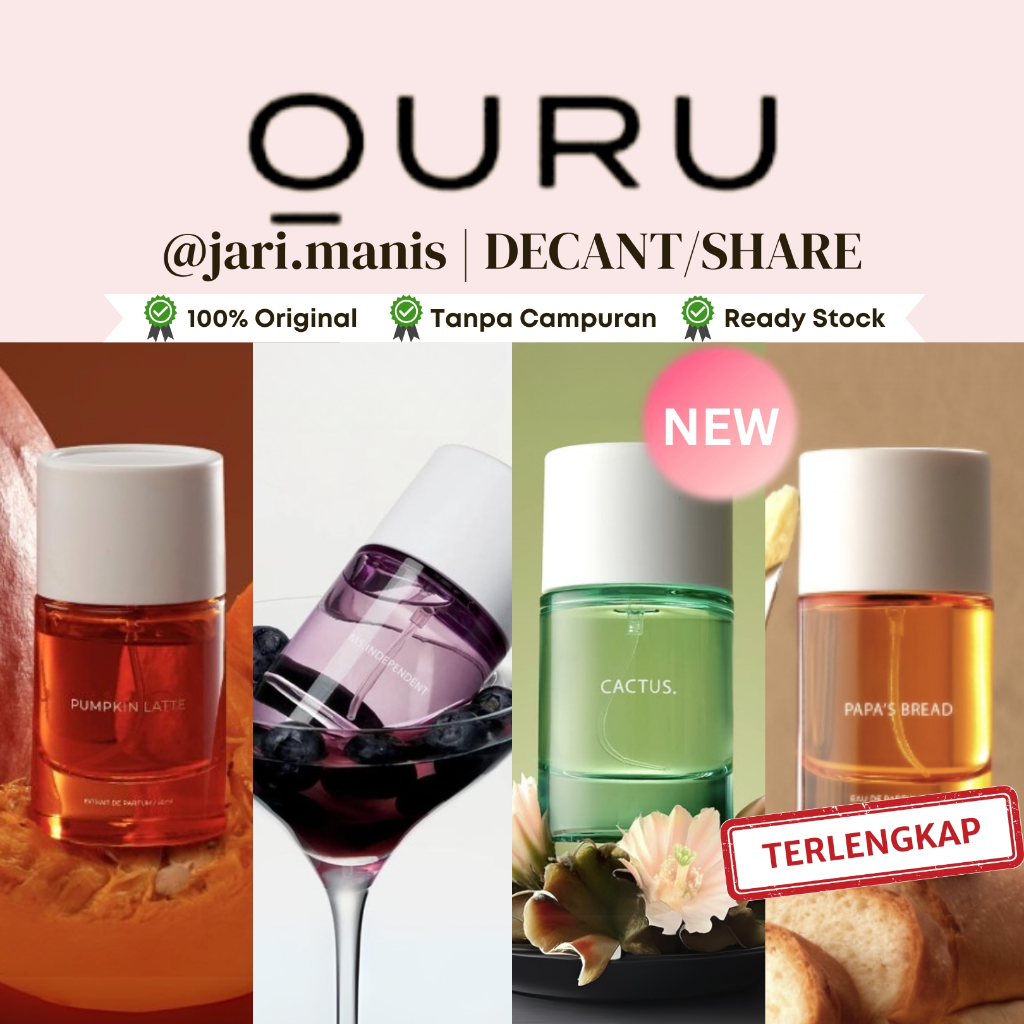 Jual decant share Ouru Cactus Papa's bread pumpkin independent jasmine ...