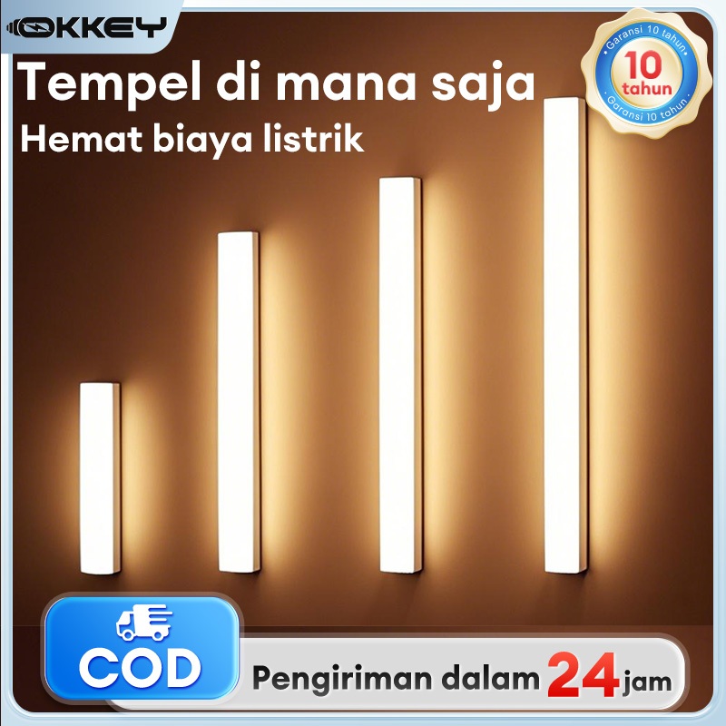 Jual Lampu Sensor Gerak Magnetic Motion Sensor Lampu Stick Panjang LED ...
