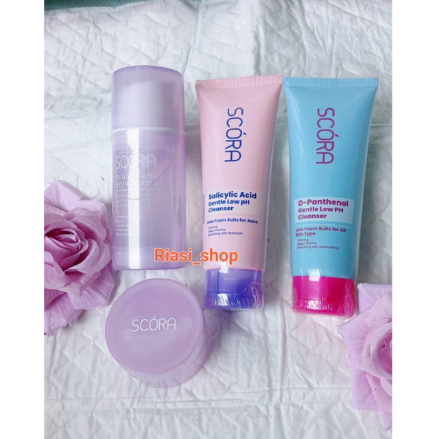 Jual SCORA Skincare Wajah Series All Variant Facial Wash Cleanser ...