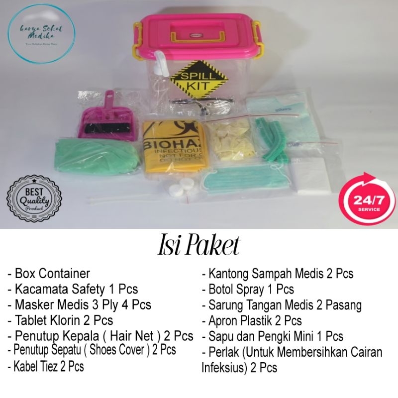 Jual Spill Kit / Spil Kit / Spill Kit B3 / Spill Kit Infeksius / Spill ...