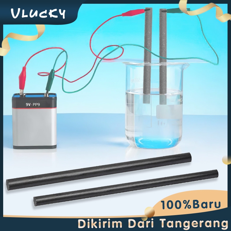 Jual Elektroda Batang Karbon 8MM/10MM Untuk Eksperimen Elektrokimia Dan ...
