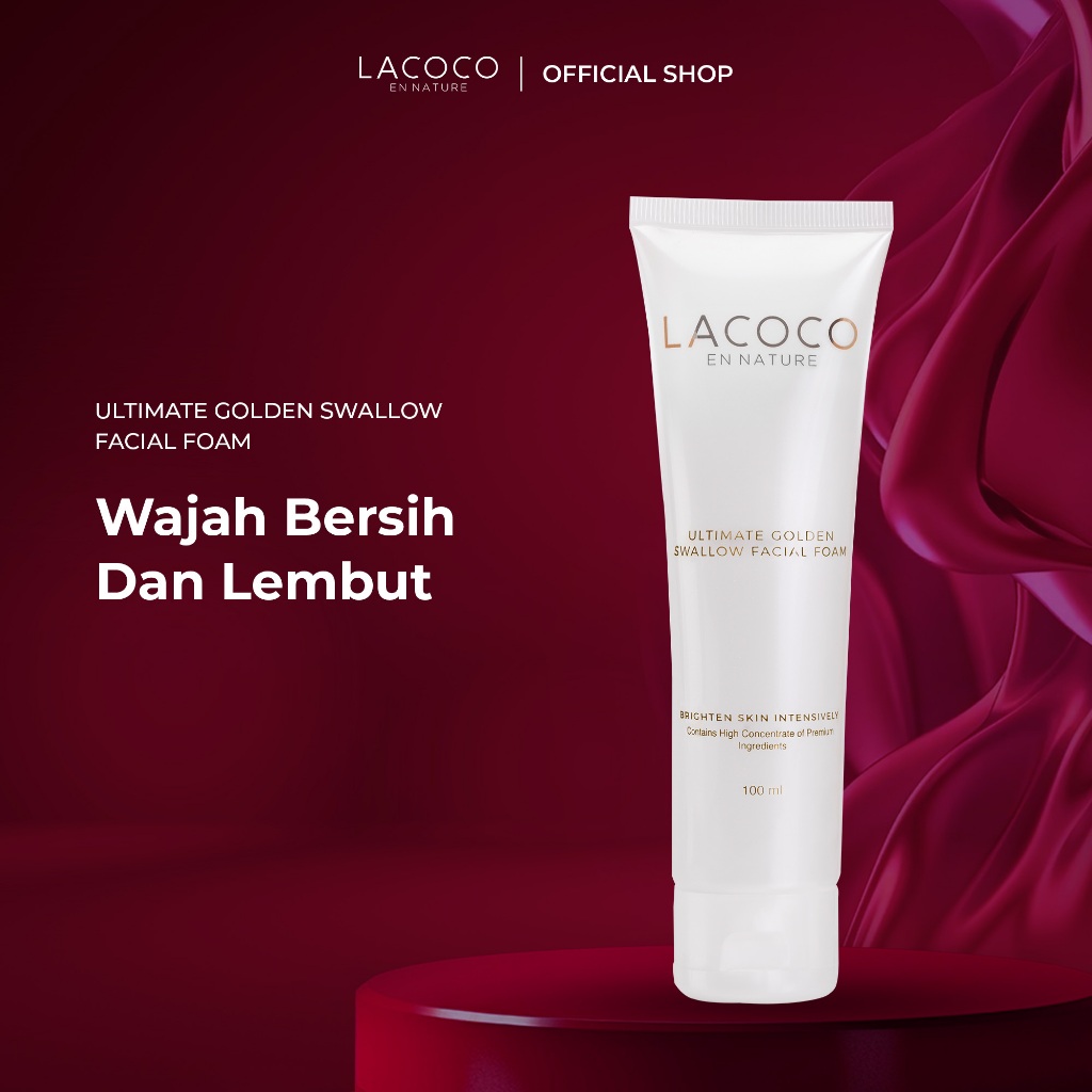 Jual Lacoco Ultimate Golden Swallow Facial Foam 100ml - Facial Wash Pembersih Wajah Tanpa Rasa ...