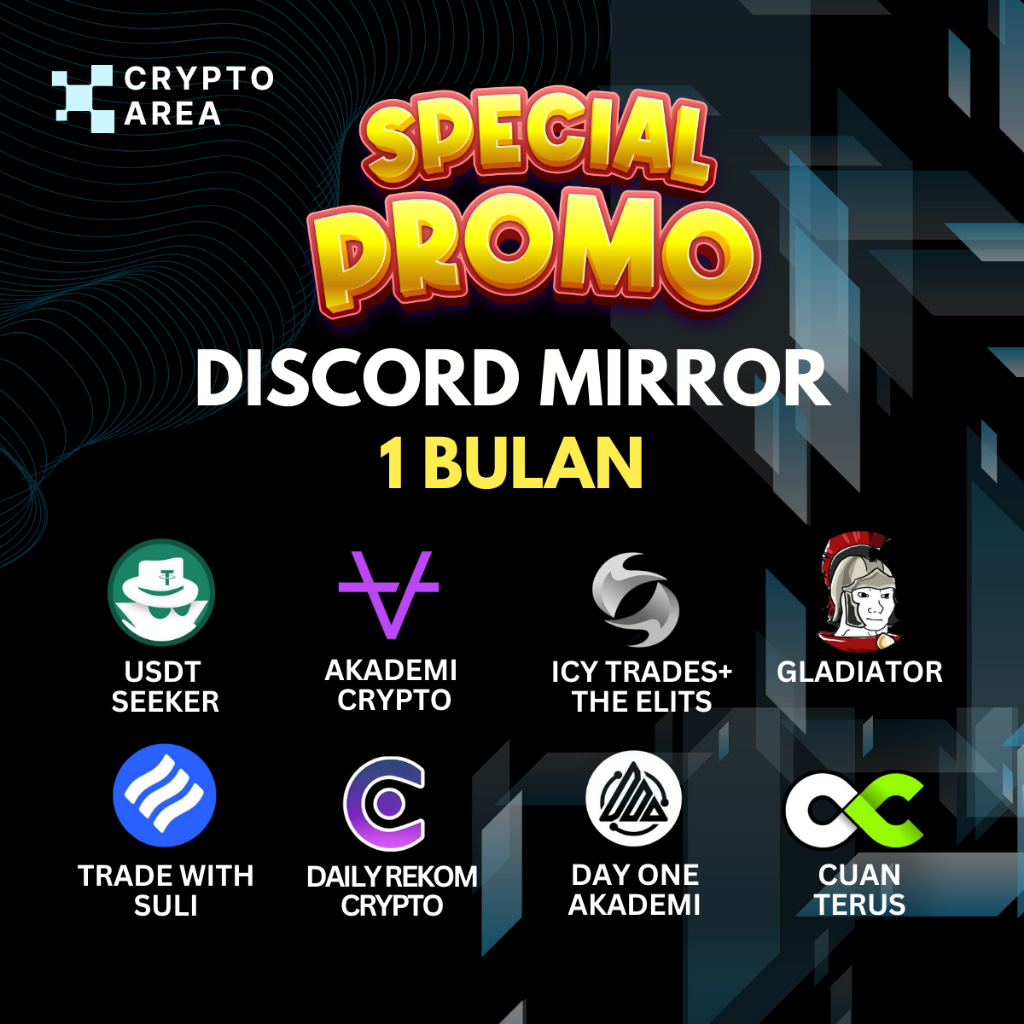 Jual (PROMO OPENING) 1 Bulan Discord Mirror Kelas Crypto [100% ASLI MIRROR DARI OFFICIAL TRADE ...