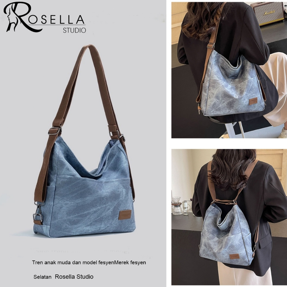Jual RosellaStudio ready Tote bag Shoulder Bag Tas bahu selempang wanita travel bag messenger ...