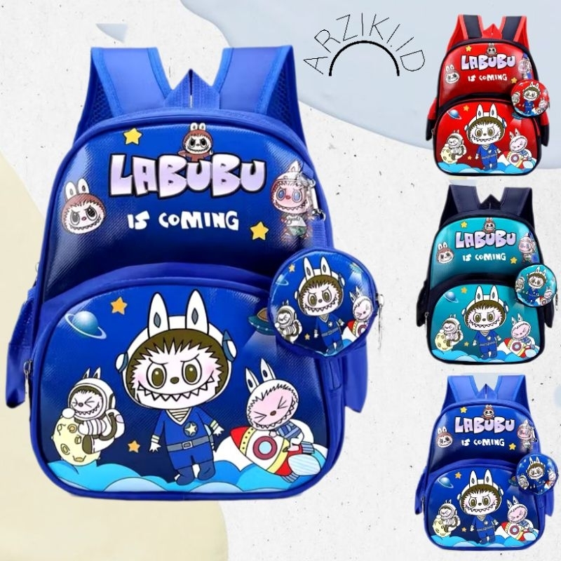 Jual Tas Anak TK PAUD SD laki laki Tas Gendong Karakter Labubu Viral Backpack Punggung | Shopee ...