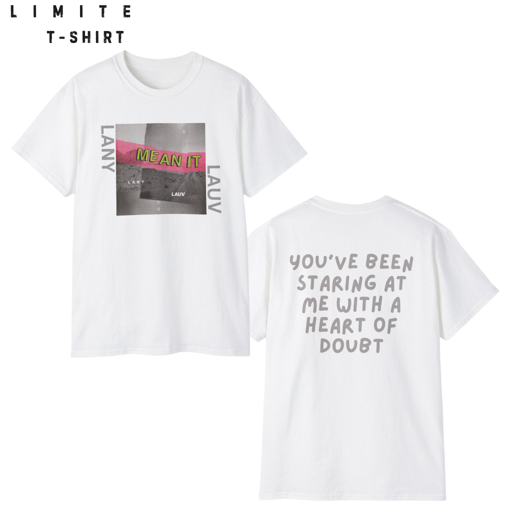 Jual Kaos LANY LAUV Mean It Tshirt Cotton Combed24s Unisex Adem Nyaman ...