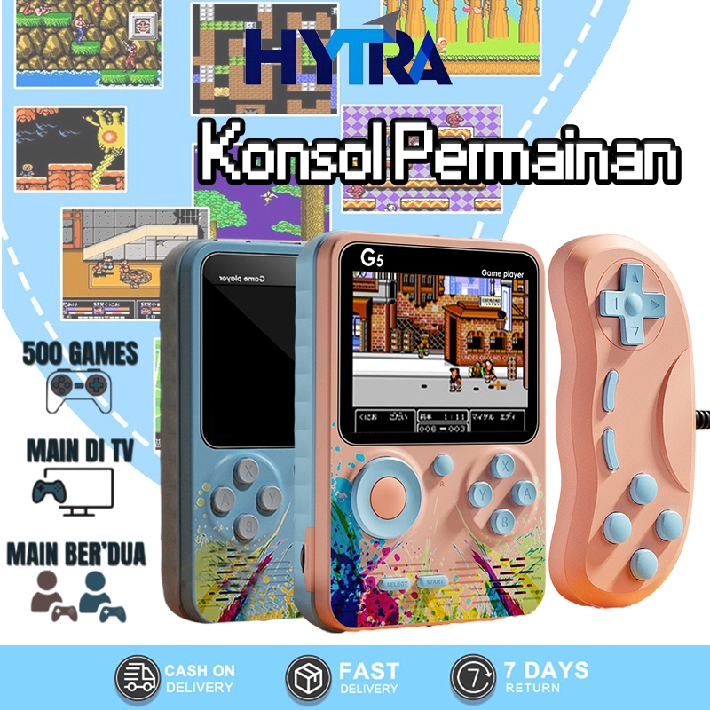 Jual Konsol Retro 500 Bisa Main 2 Orang Game Boy Retro Gamebot Gimbot ...