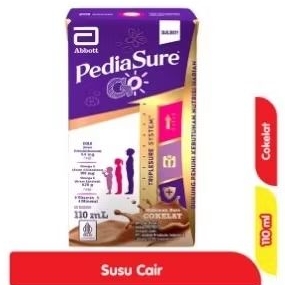 Jual PEDIASURE TRIPLESURE SUSU FORMULA PERTUMBUHAN ANAK COKELAT 110 ML | Shopee Indonesia