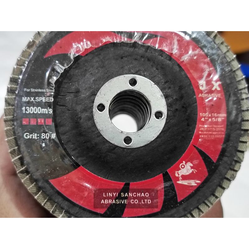 Jual batu amplas susun flap disc 4" 100x16mm | Shopee Indonesia