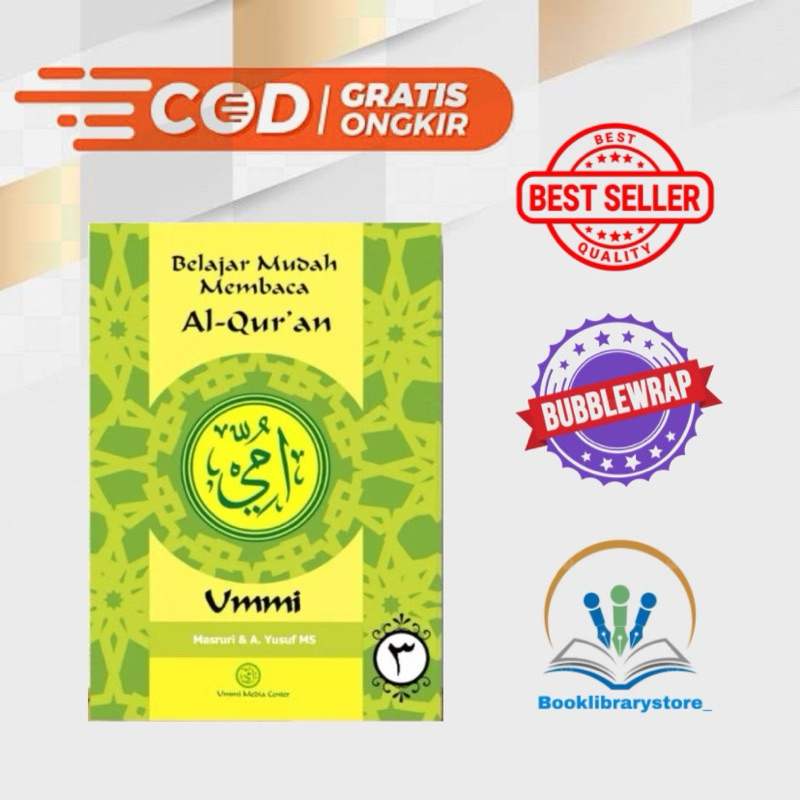 Jual Belajar mudah membaca al'Qur'an metode ummi jilid 3 | Shopee Indonesia