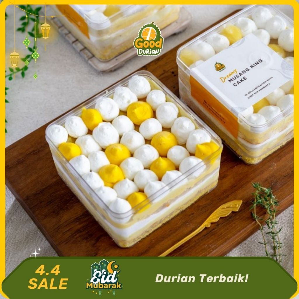 Jual Dreamy Musang King Cake Dessert Box - Olahan Durian - Good Durian ...