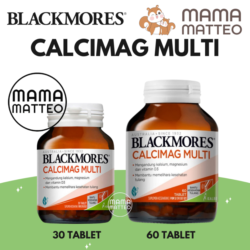 Jual BLACKMORES Calcimag Multi 30 60 Tablet / Kapsul Suplemen Jaga ...