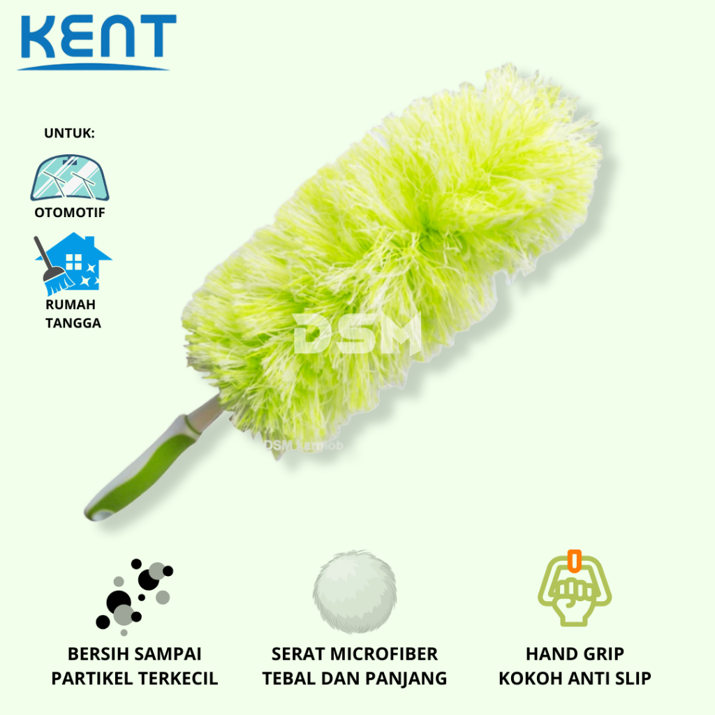 Jual KENT Microfiber Duster / Kemoceng Mobil Perawatan Rumah Bahan ...