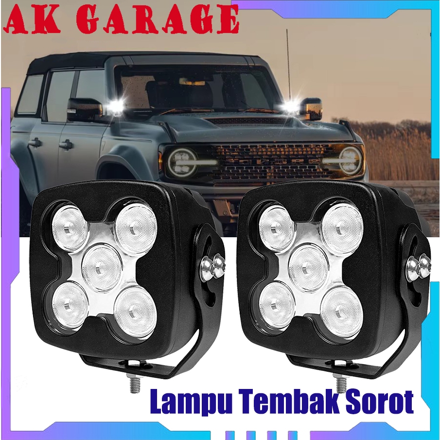 Jual Lampu Tembak Sorot 50 Watt Dotrex 100% ORI 5 Mata Truck Off Road ...
