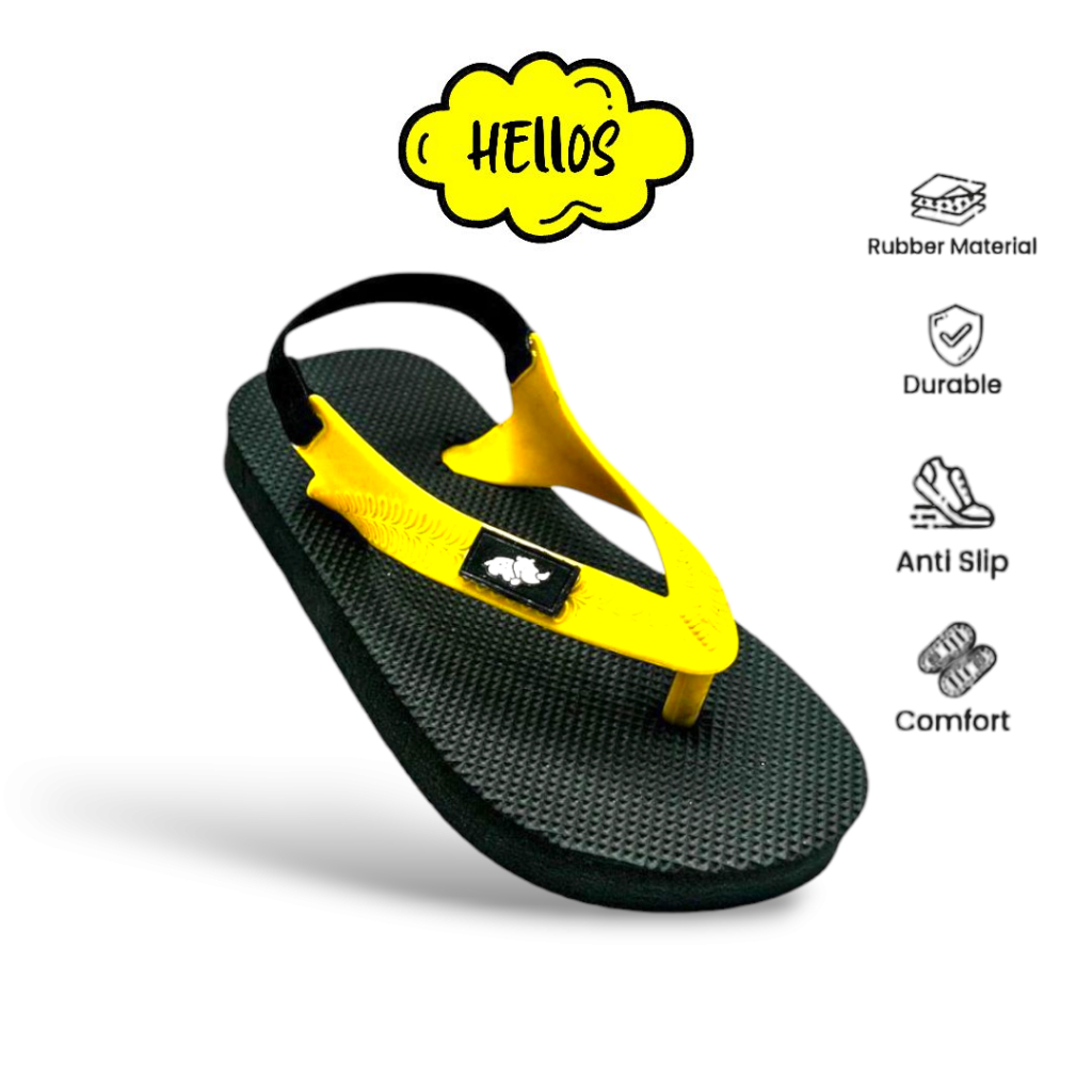 Jual Sandal anak jepit filpper rubber Laki-laki/perempuan (UNISEX ...
