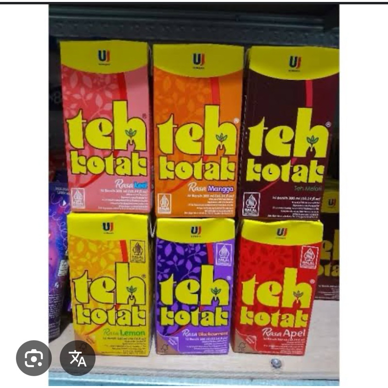 Jual TEH KOTAK ULTRA aneka varian rasa 300ml | Shopee Indonesia