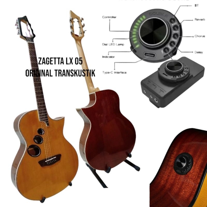 Jual gitar zagetta LX 05 original MII transkustik | Shopee Indonesia