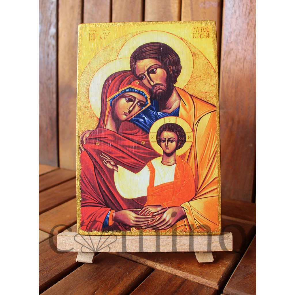 Jual Ikon Keluarga Kudus Holy Family Sagrada FAmilia | Bayi Yesus Maria ...