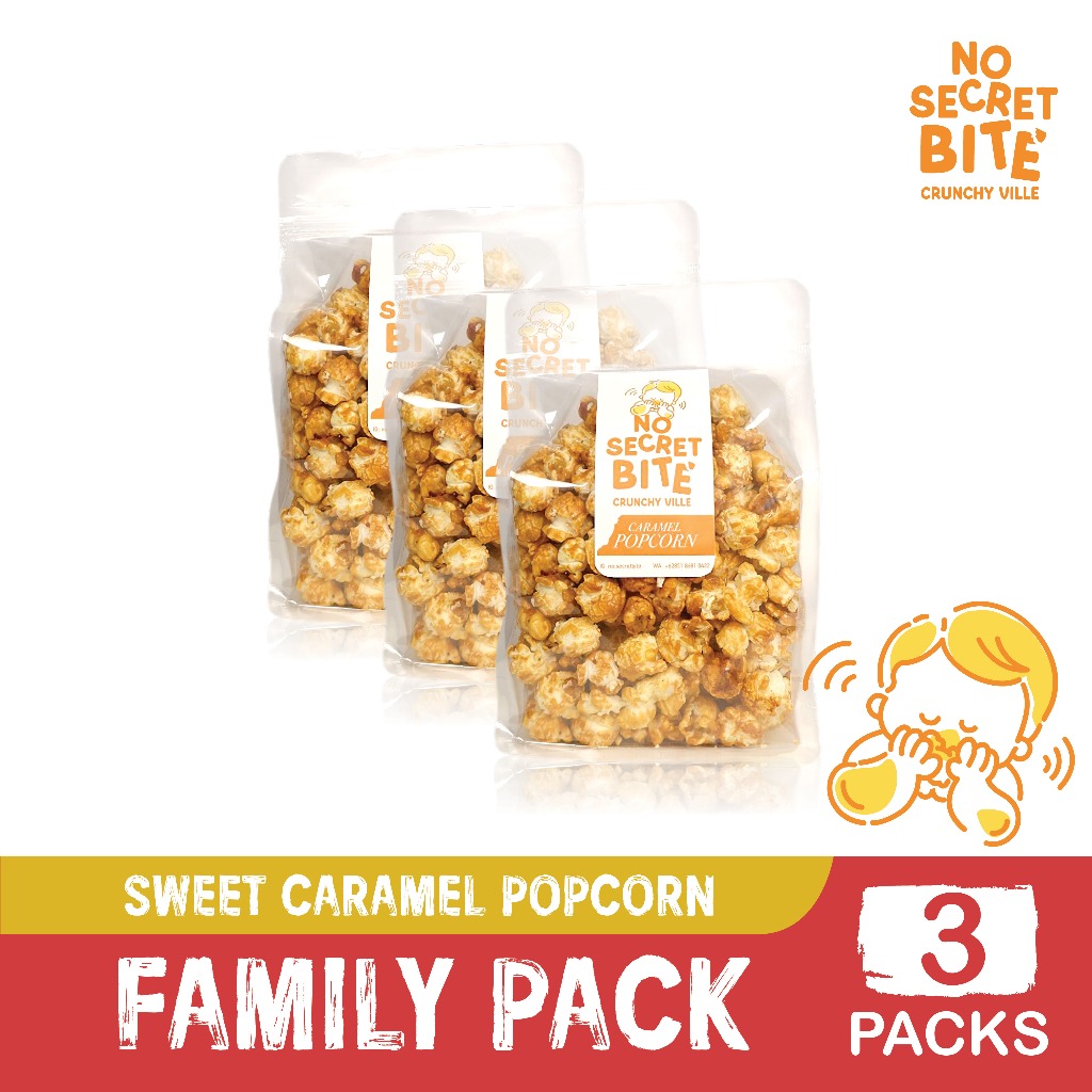 Jual NO SECRET BITE - Makanan Ringan Snack Jagung Pop Corn Caramel ...