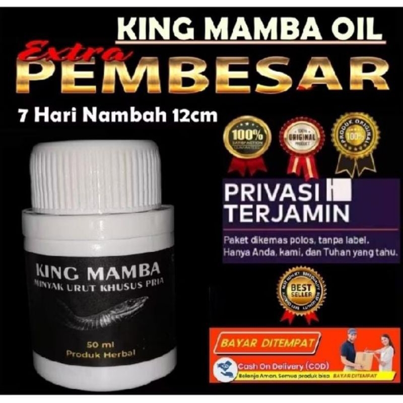 Jual KING MAMBA OIL ORIGINAL OBAT KUAT PRIA DAN TAHAN LAMA REAKSI CEPAT ...