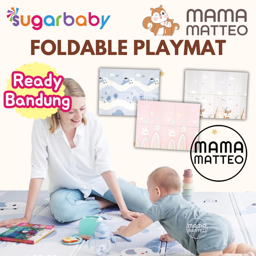 Jual SUGARBABY Foldable Baby Playmat Nature Series / Matras Lipat Alas ...