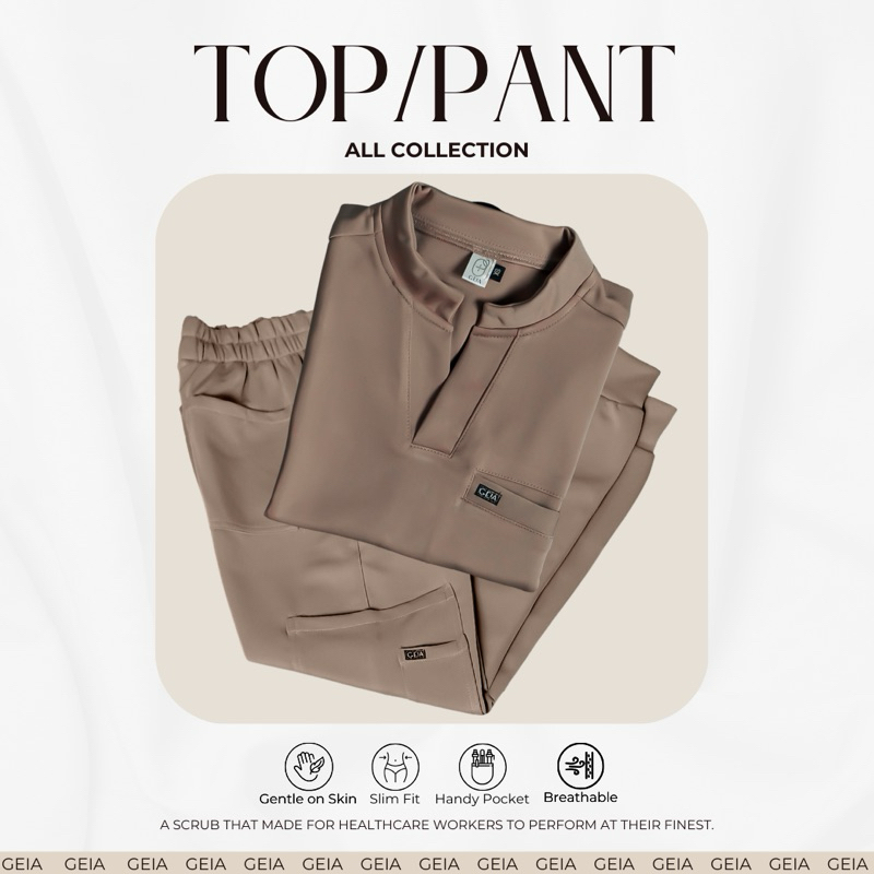 Jual SCRUB [BAJU SAJA ATAU CELANA SAJA] GEIA Scrub Dokter | Scrubs ...
