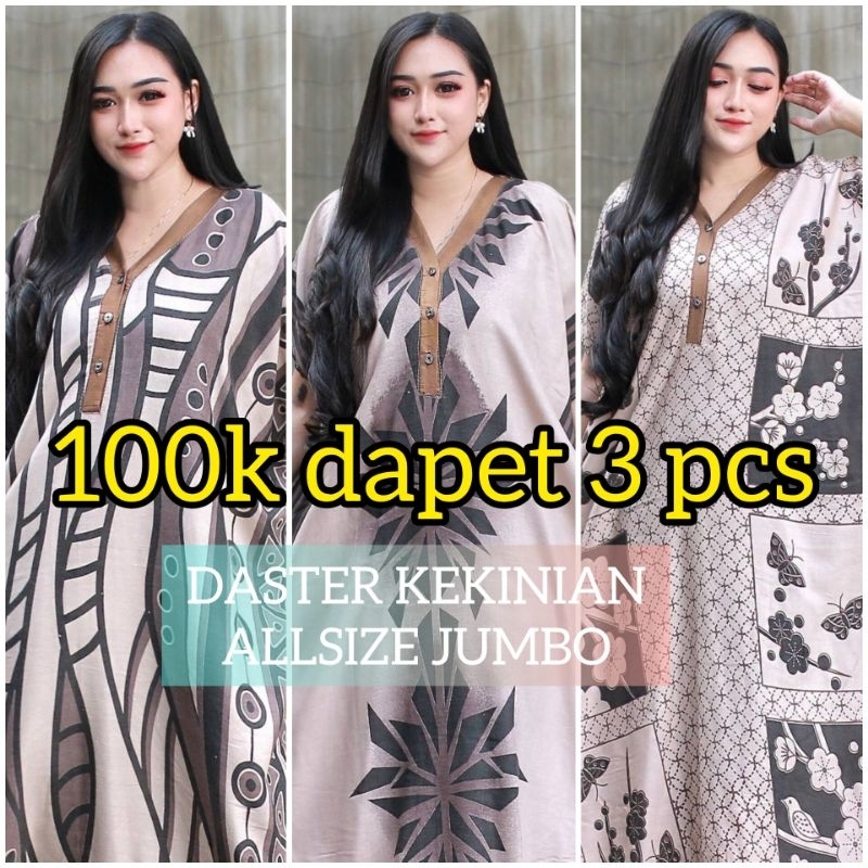 Jual PAKET HEMAT 3 PCS 100K DASTER VIRAL KEKINIAN ALLSIZE SUPER JUMBO ...