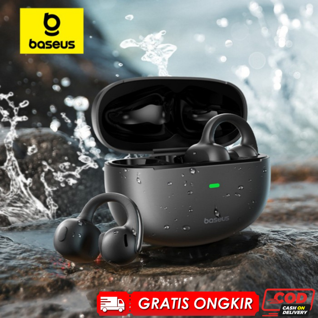 Jual [ Original ] Baseus Office Bowie MC1 Open Ear TWS Ear Clip Sport ...