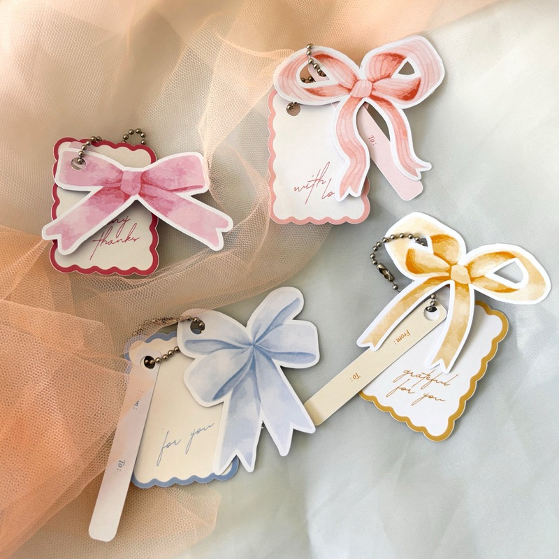 Jual Ribbon Pita Hangtag READY PREMIUM - Cottage Core - Hangtag Pita ...