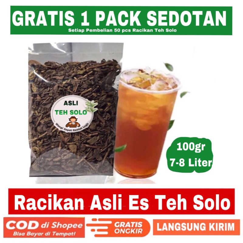 Jual Racikan Asli Usaha Es Teh Solo 100gr Wangi Legit Sepat Kental ...