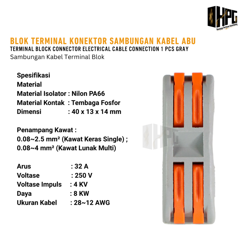 Jual TERMINAL BLOCK KONEKTOR SAMBUNGAN KABEL LISTRIK | Shopee Indonesia