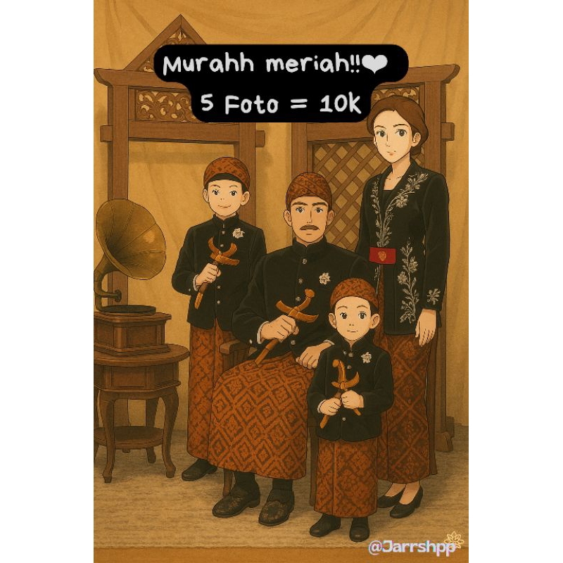 Jual JASA EDIT FOTO ANIME/STYLE KARTUN/ILUSTRASI FOTO, INSPIRED BY ...