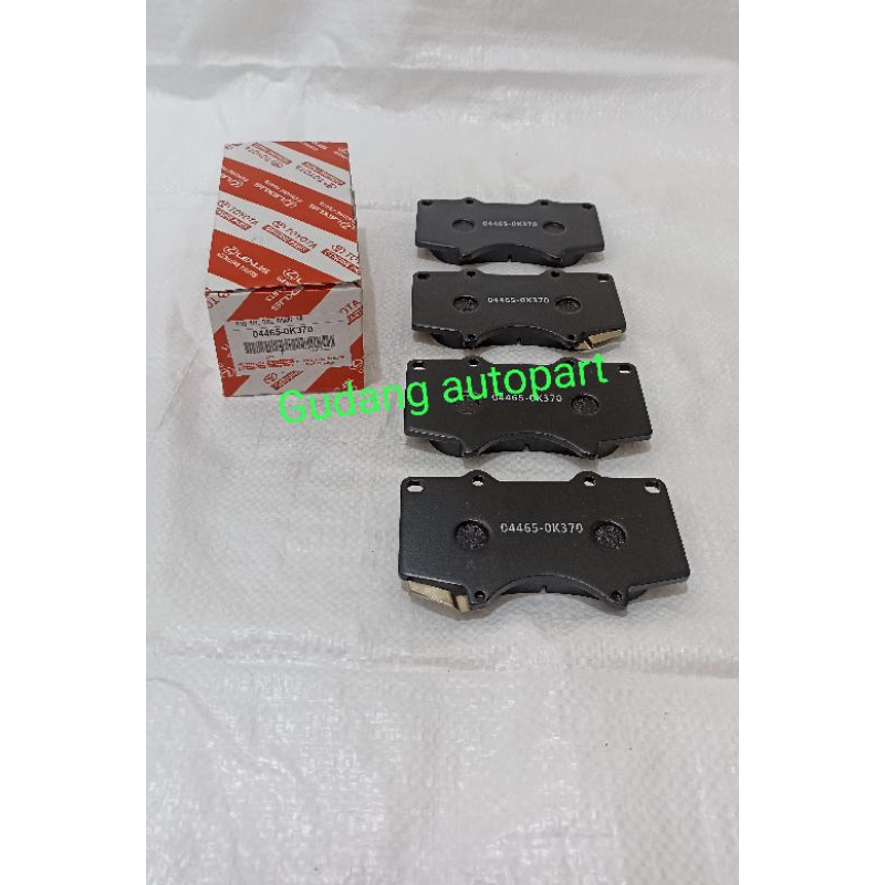 Jual KAMPAS REM BRAKE PAD DEPAN TOYOTA HILUX REVO DOUBLE CABIN 15 ...