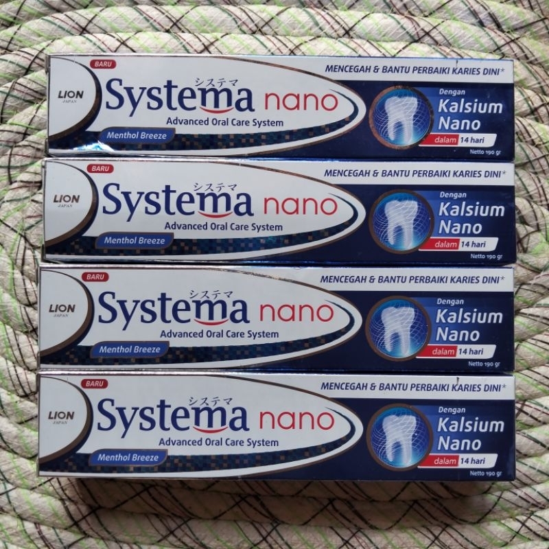 Jual Pasta Gigi Systema Nano 190 gr | Shopee Indonesia