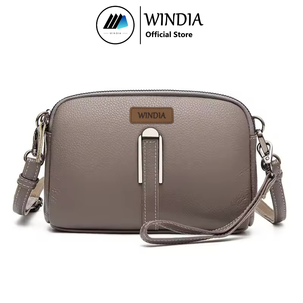 Jual WINDIA Tas Selempang Wanita Aurelie Bahan Kulit PU Leather Tali Adjustable | Shopee Indonesia