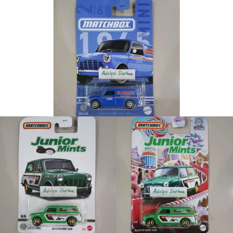 Jual matchbox austin mini van 1965 edisi mini 2/6 error eror junior ...