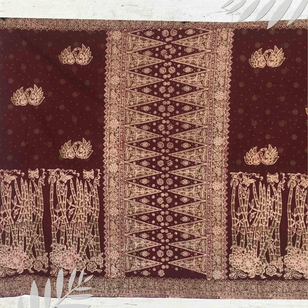 Jual Batik jambi motif angso duo kombinasi bolo coklat | kain saja ...