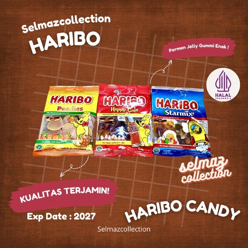 Jual Haribo Jelly Candy Haribo Gummy Candy Permen Jelly Haribo Haribo ...