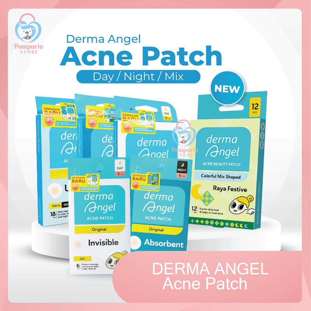 Jual DERMA ANGEL Acne Patch Day / Night / Mix / Acne Patch Plus with ...